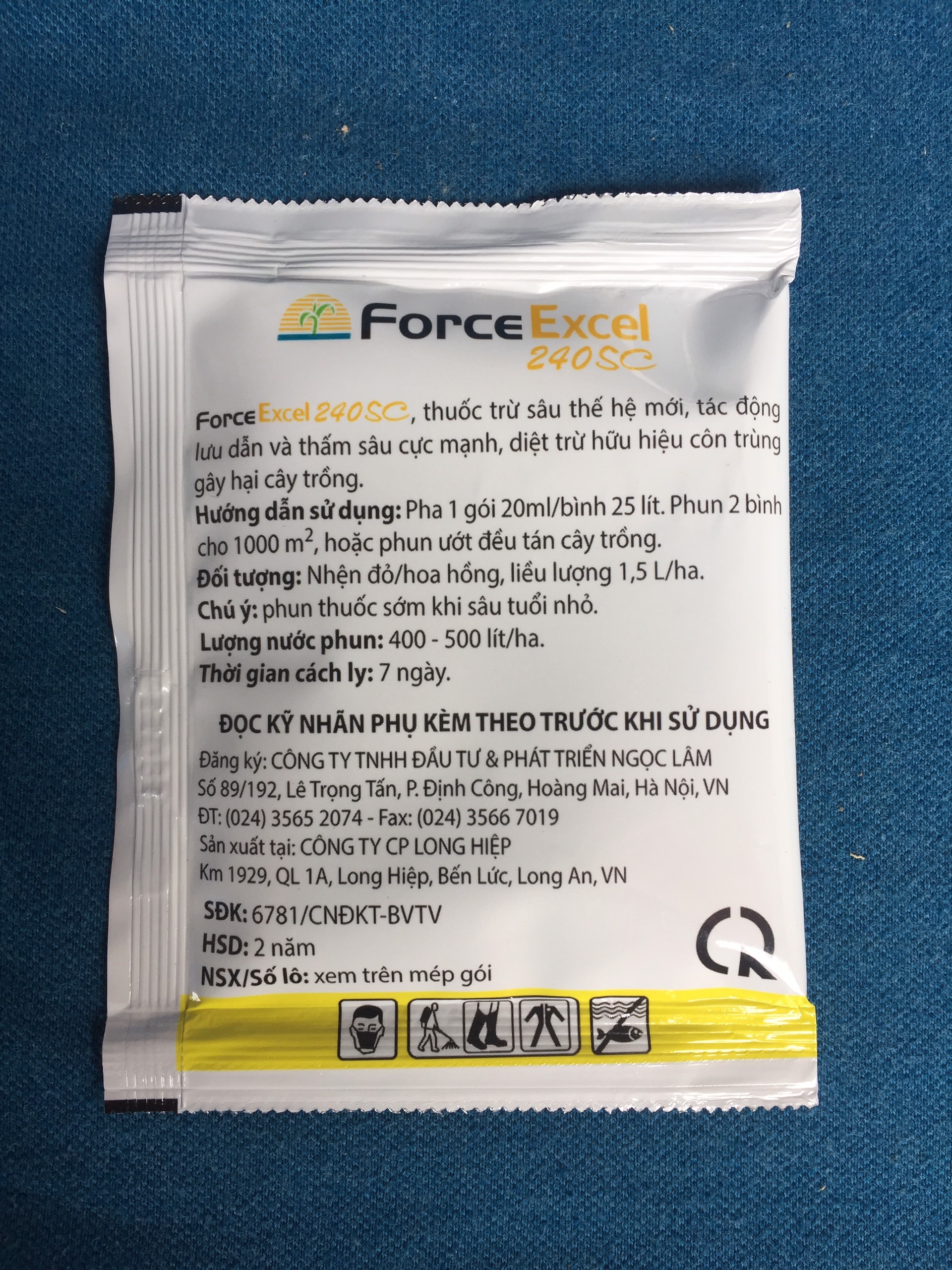 Force Excel 240g/l SC – Công ty TNHH Đầu tư và Phát triển Ngọc Lâm